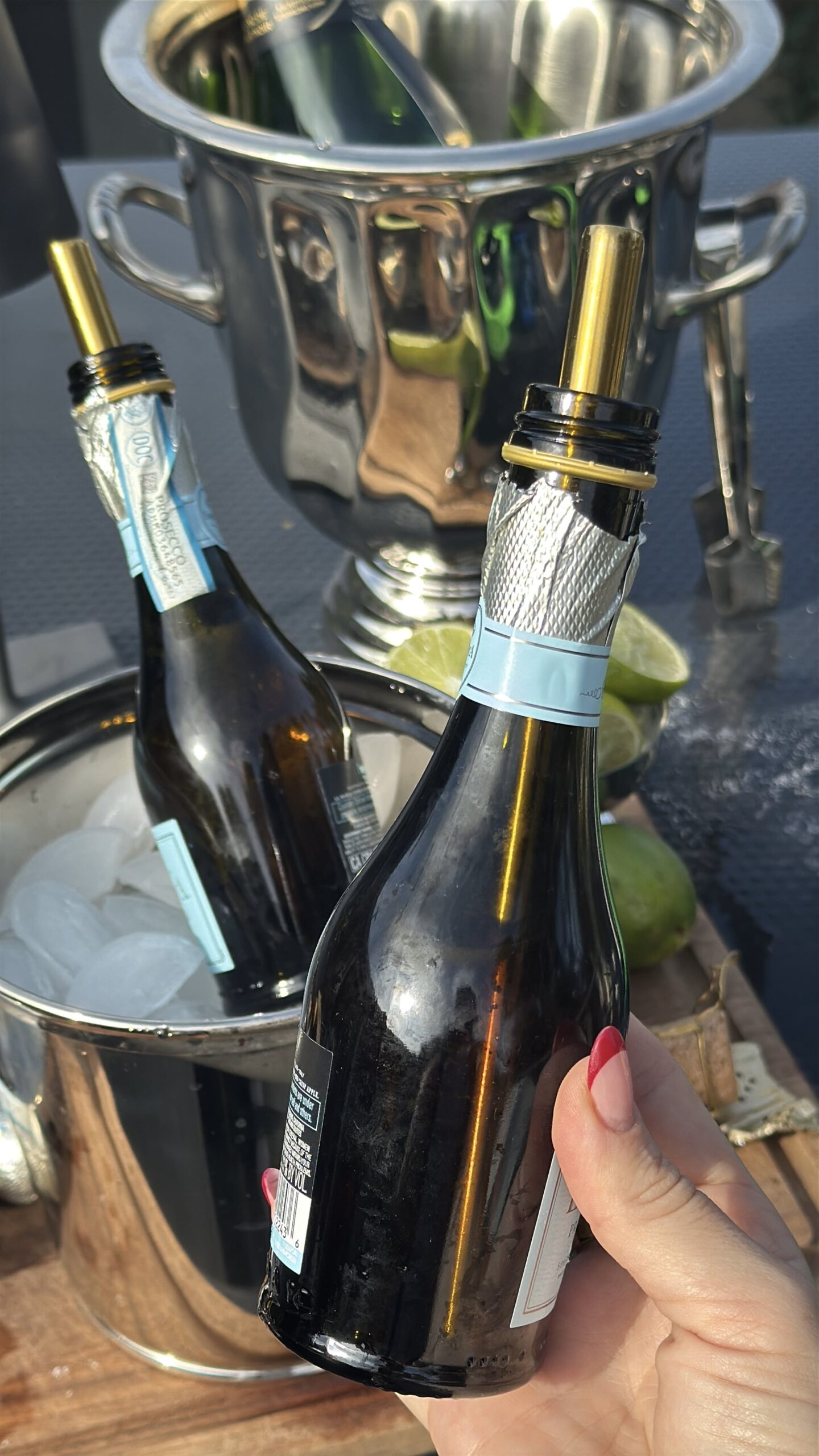 Kir Royale Served in a Mini Champagne Bottle - Join Jules