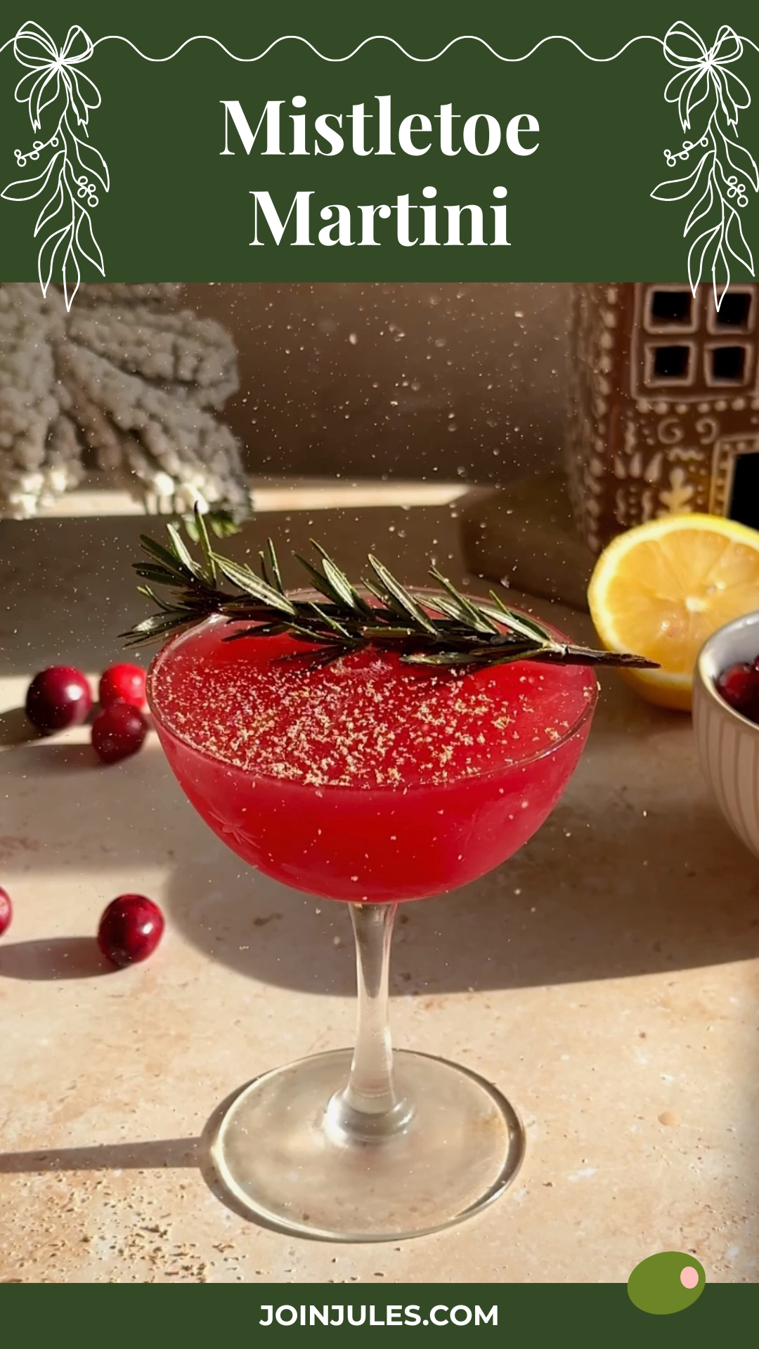 Mistletoe Martini